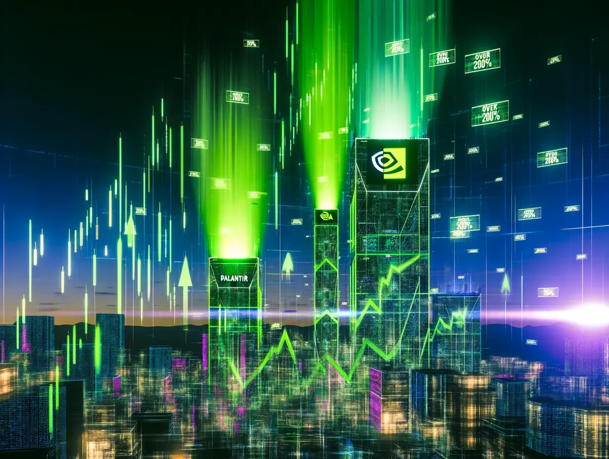 Nvidia and Palantir Lead the Pack as Unstoppable AI Stocks Surge Over 200%