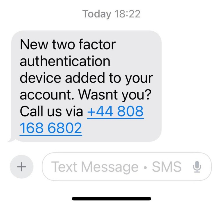 Binance users targeted with SMS phishing scams