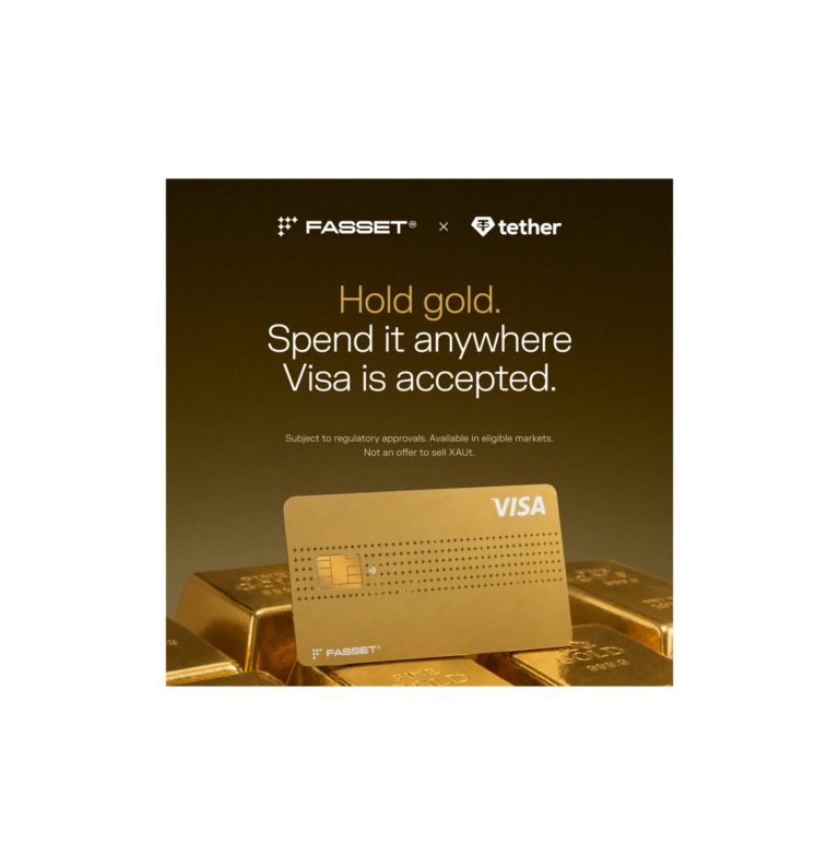 Tether Collaborates With Fasset to Launch the First Gold-Backed Visa ...
